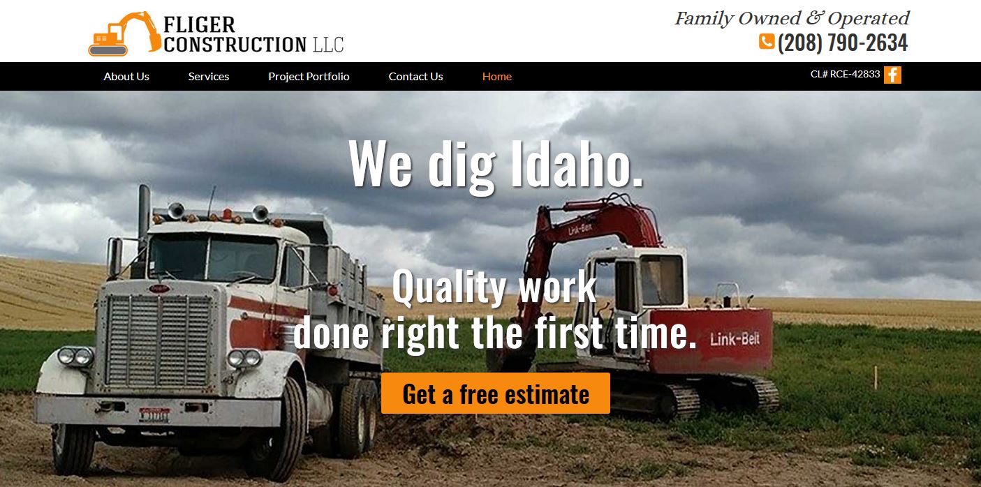 Idaho Excavation Contractor | Excavating | Fliger Construction